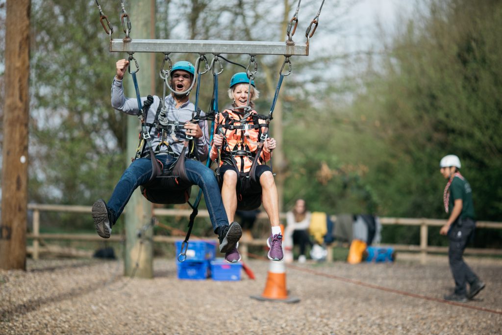 Mini gingerbread people are scouting around at Gilwell Park ...